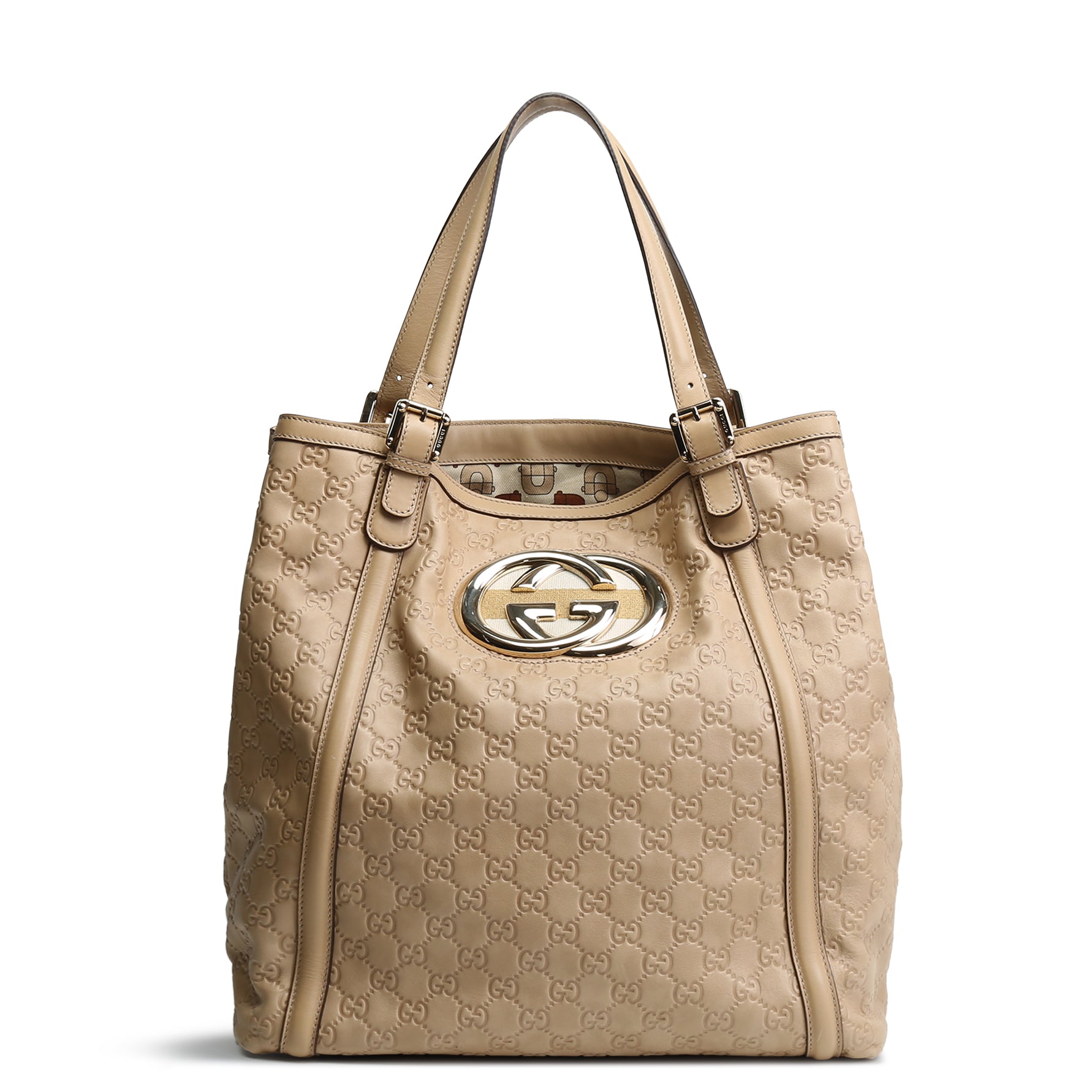 GUCCI Britt Large Tote - Beige – ALB