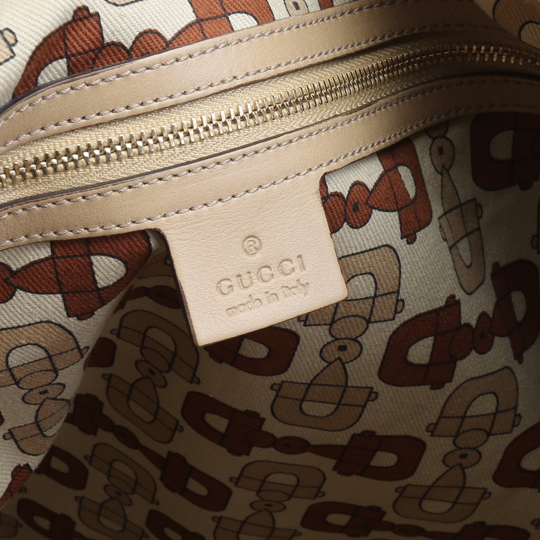 GUCCI Britt Large Tote - Beige – ALB